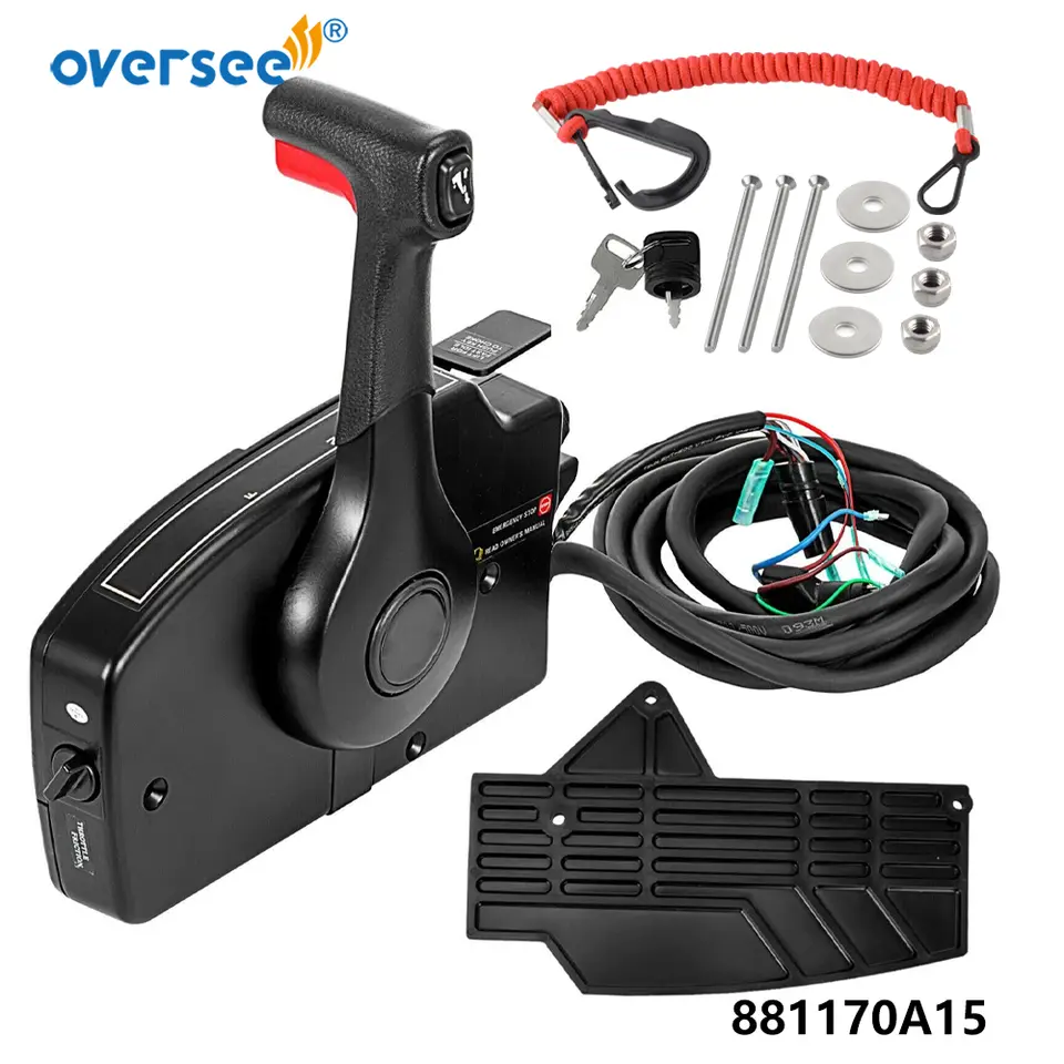 Mercury Quicksilver Remote Control Box, Side Mount Trim Tilt, Outboard ...