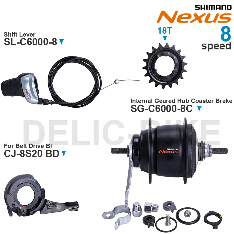 High-Quality Shimano Nexus C6000 Bicycle Internal Geared Hub And ...