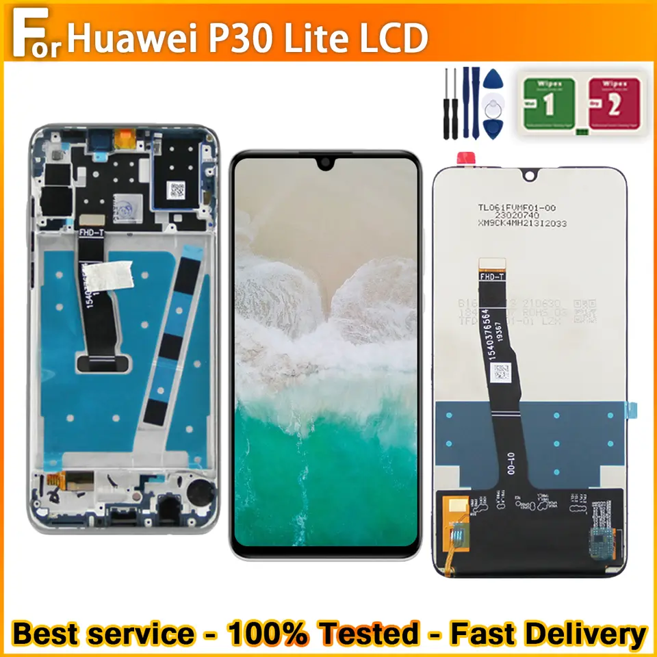 High-Quality Lcd Touch Screen Replacement For Huawei P30 Lite.
