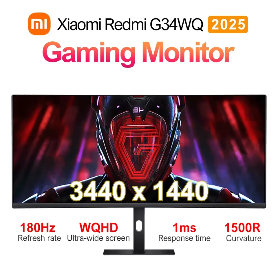 Discover The Immersive 34" Xiaomi Redmi Curved Gaming Monitor For ...