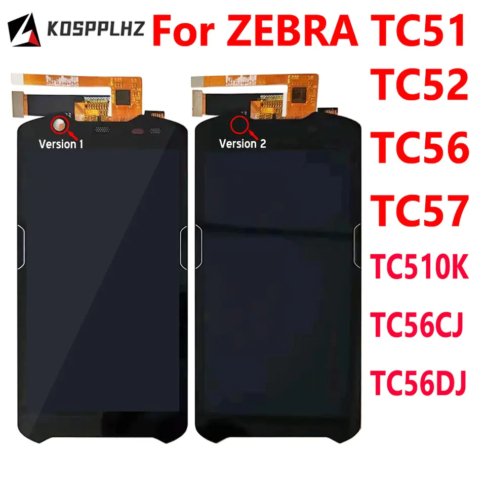 Replacement Lcd Screen & Touch Panel For Zebra Tc51-57 & Tc510K