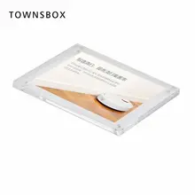Acrylic Block Frame Magnetic Wall Mount Price Tag Display Wall Sticker ...