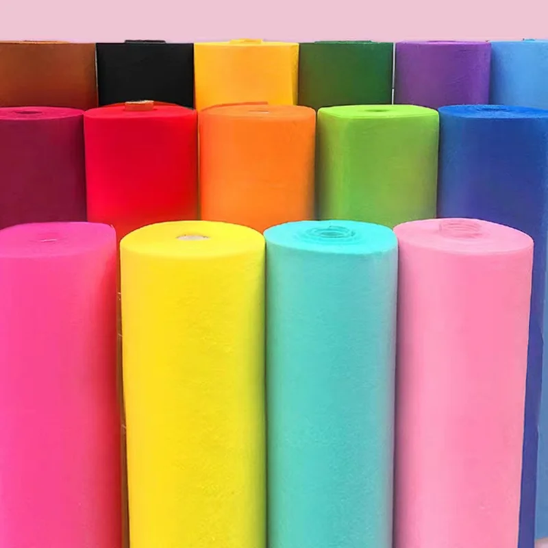 Stiff Felt Fabric Sheet In Assorted Colors For Crafts And Diy Projects.