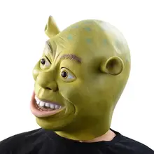Green Shrek Masks Halloween Mask Movie Cosplay Masquerade Party Mascara ...