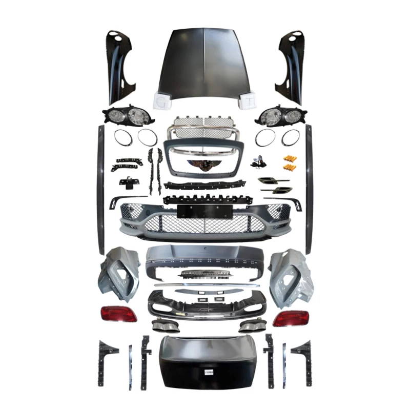 For Bentley Continental GT Converted SuperSports Style Body Kit Front ...