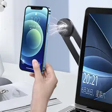 Laptop Screen Expand Magnetic Phone Holder Stand Folding Side Dual ...