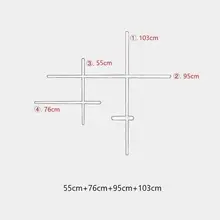 Modern LED Line Wall Lamps for Background Wall Bedroom Living Room ...