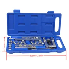 Double Flaring Tool Kit for 1/8"-3/4" 9 Dies Automotive Brake Line Tube ...