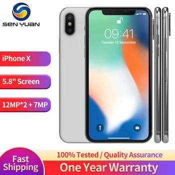 Original Apple iPhone X 4G Mobile Phone 3GB RAM 64GB/256GB ROM 5.8 ...