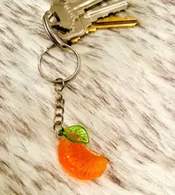Cute Orange KeyChain Y2K - AliExpress 36
