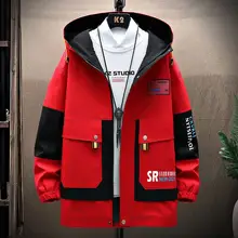 2024 Spring and Autumn New Fashion Trend Printed Hooded Coat Men's ...