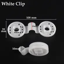 White Round Clip