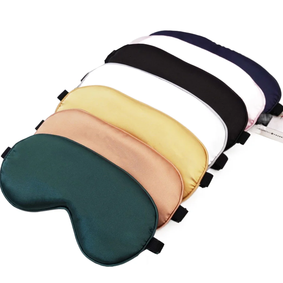 Sleep Mask Silk Eye Dream Night Mask Cover Soft Relax Eyes Bandage ...