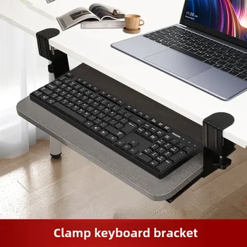 Desktop Slide Braçadeira Gaveta Organizador, sem broca titular do ...