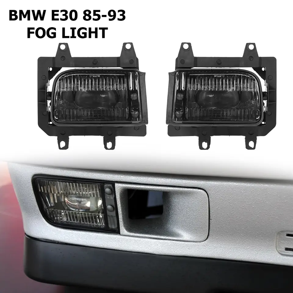For E30 85-93 Front Bumper Fog Lights 63171385945 63171385946 Fog Lamps ...