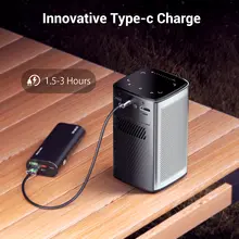 High-Quality Byintek P70 3D 4K Mini Projector With Wifi And Battery