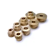 Precision 45° Left-Handed Helical Gear Set 0.5M 10T-30T Diy Parts
