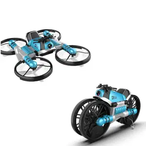 2 In 1 2.4G Motorcycle Folding Quadcopter WiFi FPV Drone With Camera RC Helicopter AliExpress 26