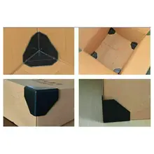 Black Plastic Corner Protectors For Carton Boxes, 35Mm, 50Mm, 60Mm ...