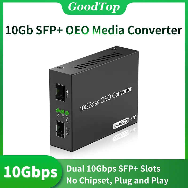 High-Speed 10Gb Sfp+ Media Converter For Fiber Optic Networks.