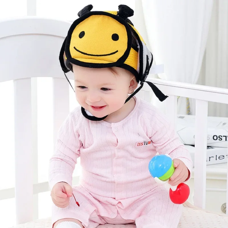 Adjustable Baby Anti-fall Helmet Baby Head Protector Head Protection ...