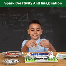 Barcelona Soccer Stadium Mini Blocks Building Set For Adults, Football ...