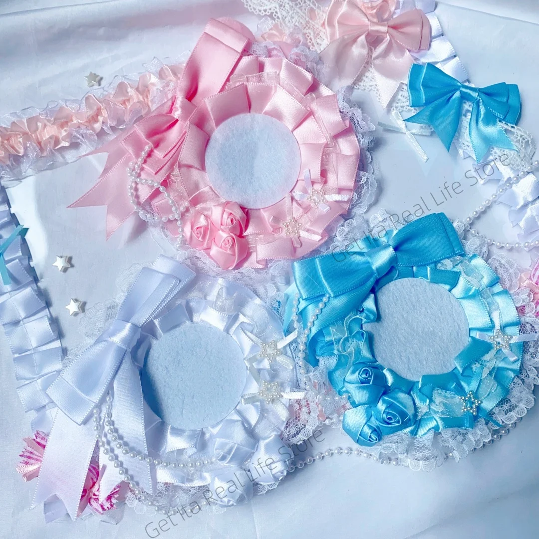 Big Bow Rosette Pin Holder Anime Ita Bag Accessories Girls Kawaii Women ...