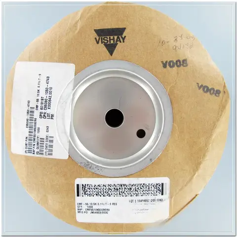 Resistencia de película de metal axial, 10 piezas, VISHAY DALE CMF55 ...