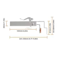 Push Quick Drawer ClampStainless Steel Adjustable Telescopic ...