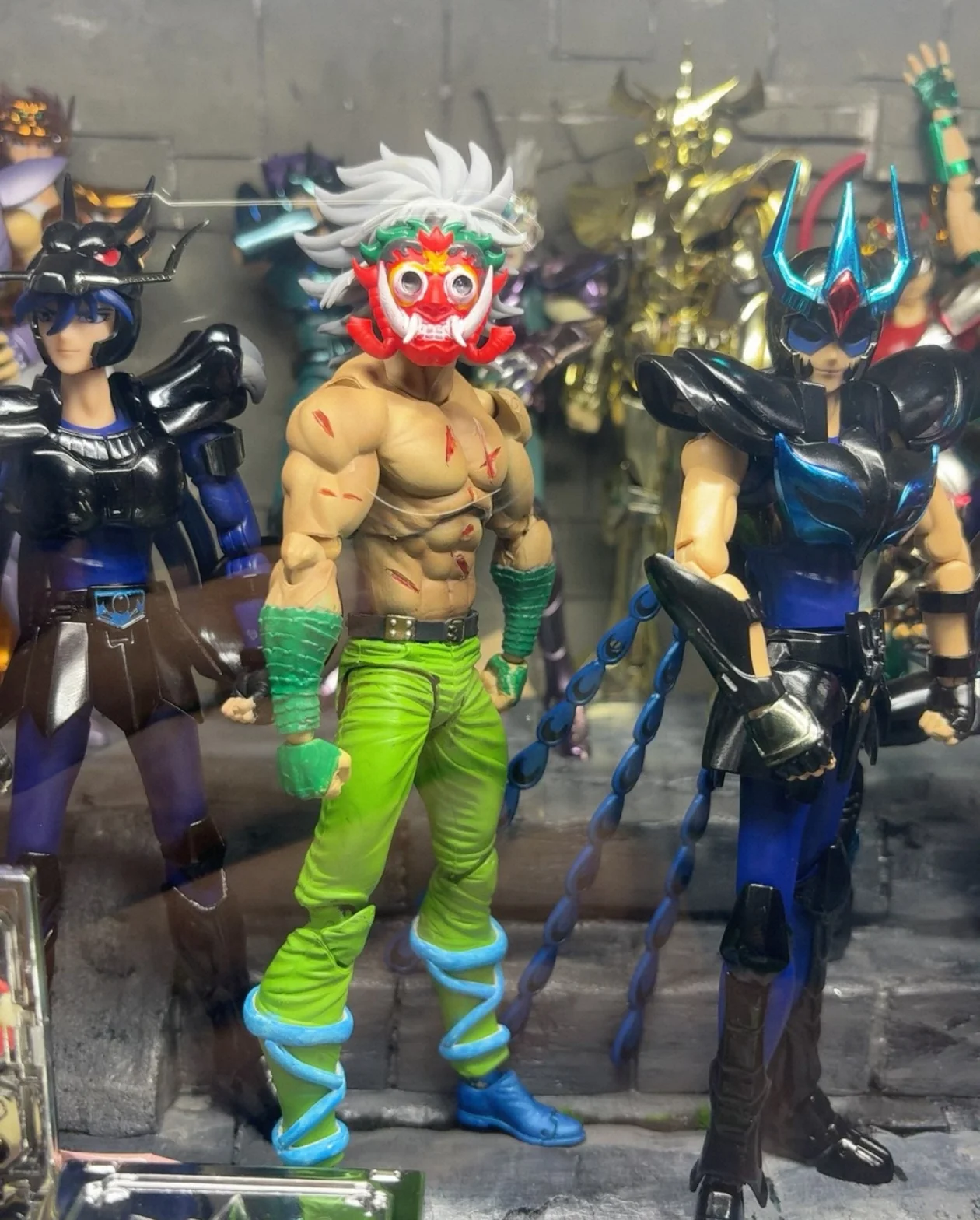 Figura de acción de juguete totalmente posable de Saint Seiya Ikki's ...