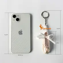 Elegant Ballet Shoe Keychain For Dance Lovers And Teenage Girls.