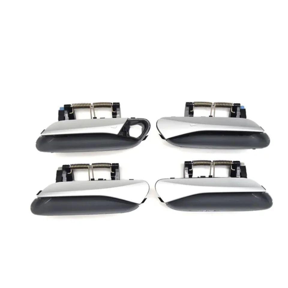 Silver-Gray Induction Handle Set For Vw Id4, Id6, Id.4, Id.6 Models.