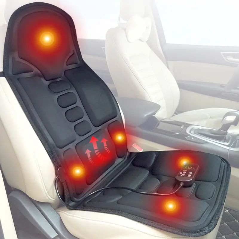 Full-Body Heated Massage Cushion, Relax In Car Or Office!