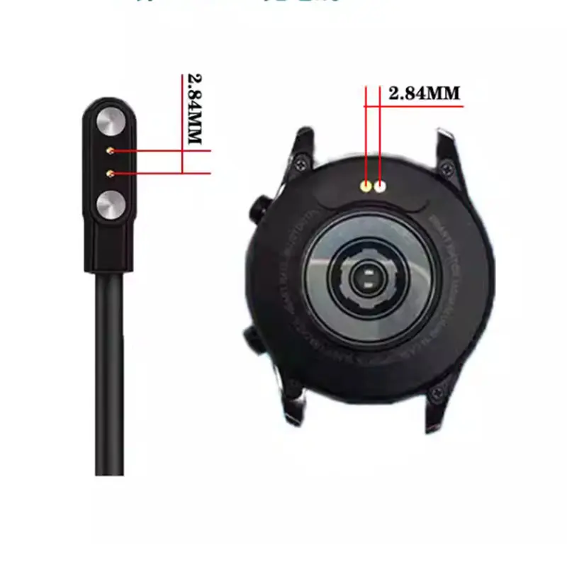 Strong Magnetic Usb Cable For Smartwatches – Black, 2024 Latest Model!