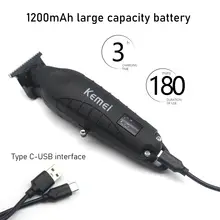 Professional Zero-Gap Hair Trimmer, Full-Metal Dlc Coating, Usb Led ...