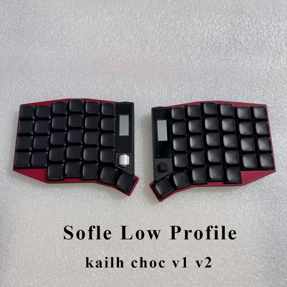 Sofle Low Profile Wireless Split Keyboard Hot Swap Kit Compatible Choc ...