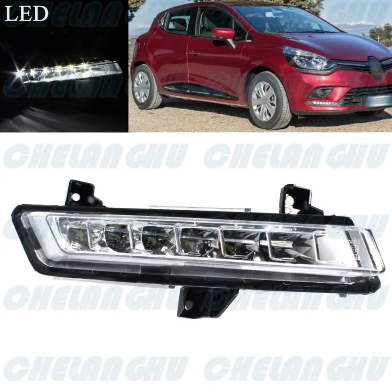 Right-Side Led Drl For Renault Clio 2016-2019 | Bright Daytime Running ...