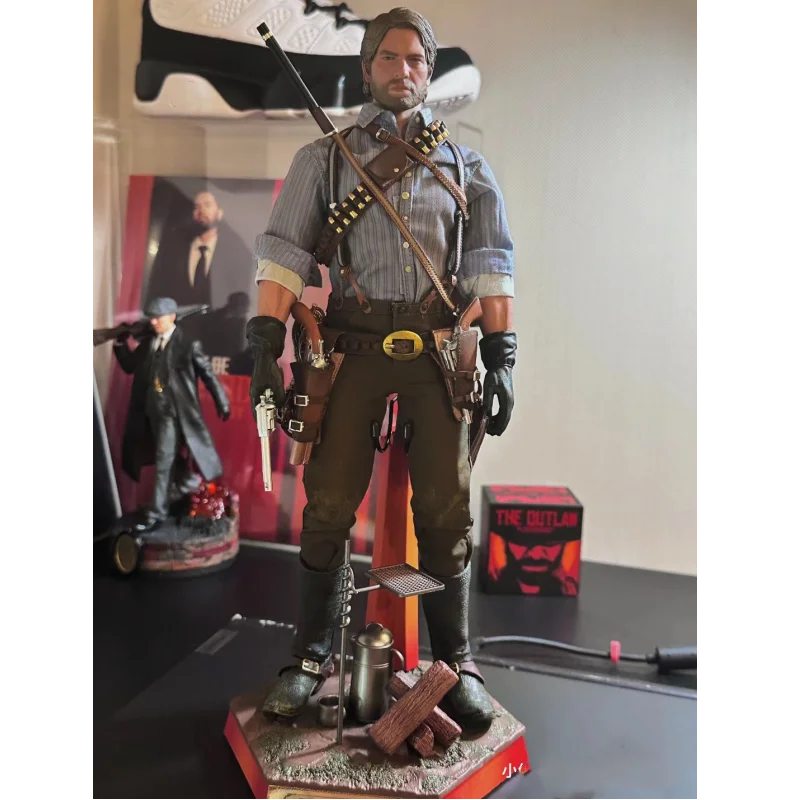 1/6 Scale Western Cowboy Arthur Morgan Action Figure With 2 Heads ...