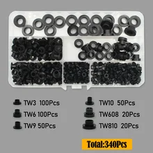 black 340pcs