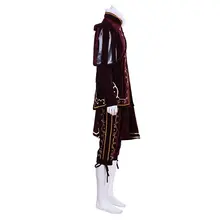 Red Tudor Prince Cosplay Suit With Cloak | Medieval Renaissance Outfit