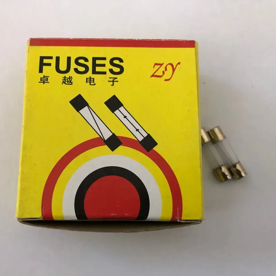 100pcs Fast Blow Glass Fuse 5x20 5x20m 5mm x 20mm 250V 0.25A 0.5A 1A 2A ...