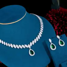 Pera Gorgeous Bridesmaid Accessories Royal Blue Cubic Zirconia Bridal ...