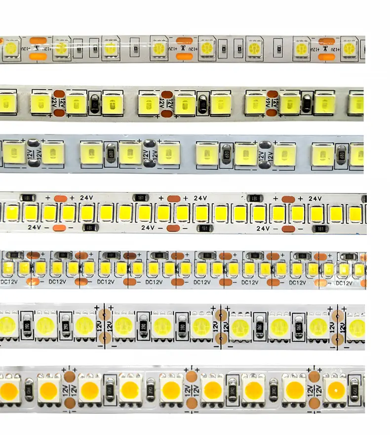 2835 5050 5054 60/120/240/480LEDs/m LED Strip 5M 300/600/1200/2400LEDs ...