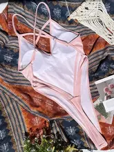 Extreme Mini Micro String Thong Female Swimwear One Piece Swimsuit ...