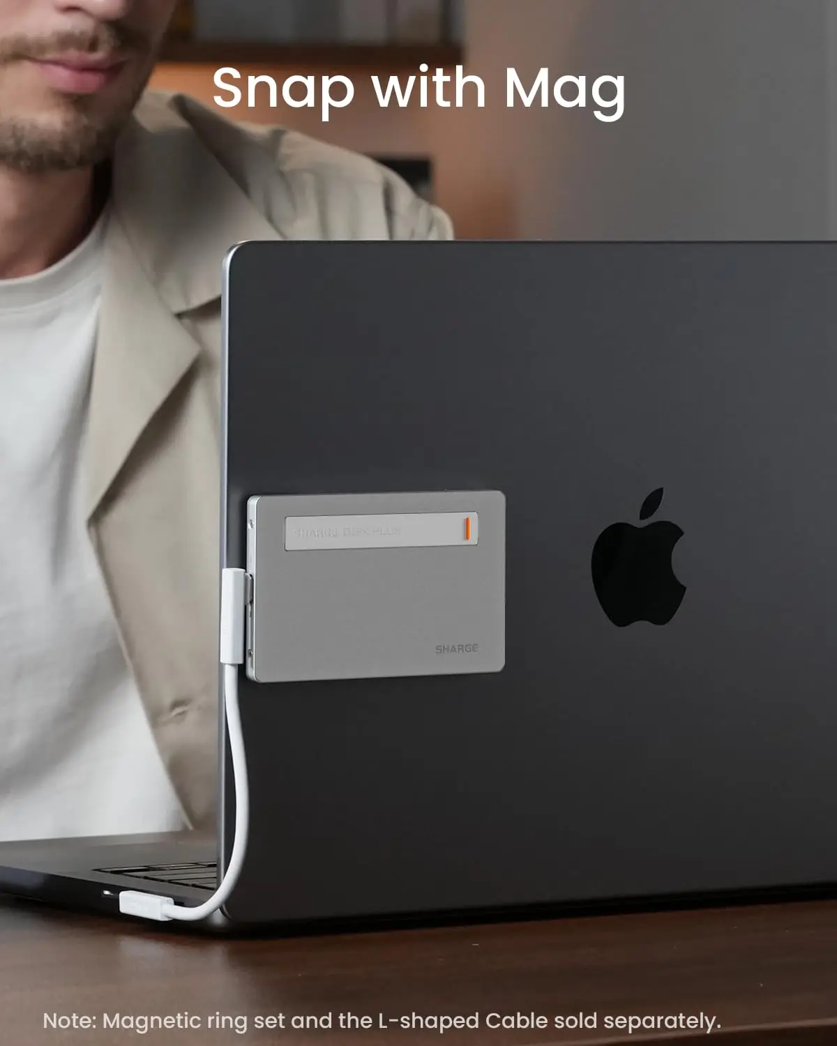 SHARGE Disk plus M.2 NVMe SSD Enclosure Small External SSD Case 10Gbps ...