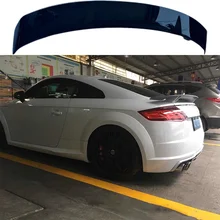 Carbon Fiber Look Car Rear Trunk Spoiler Wings For Audi TT MK3 8S TTS TTRS Sline Coupe 2015-2020 ...