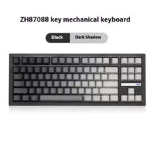 Zuohe ZH870 Mechanical Gaming Keyboard Wireless Bluetooth Three mode ...