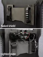 High-Strength Abs Riot Shield, Customizable Defense Prop.