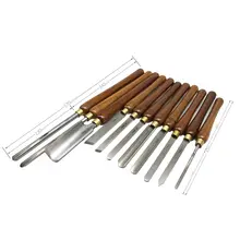 High-Quality Hss Woodturning Gouges With Walnut Handles For Woodworking.