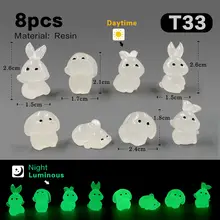 8pcs Luminous Rabbit